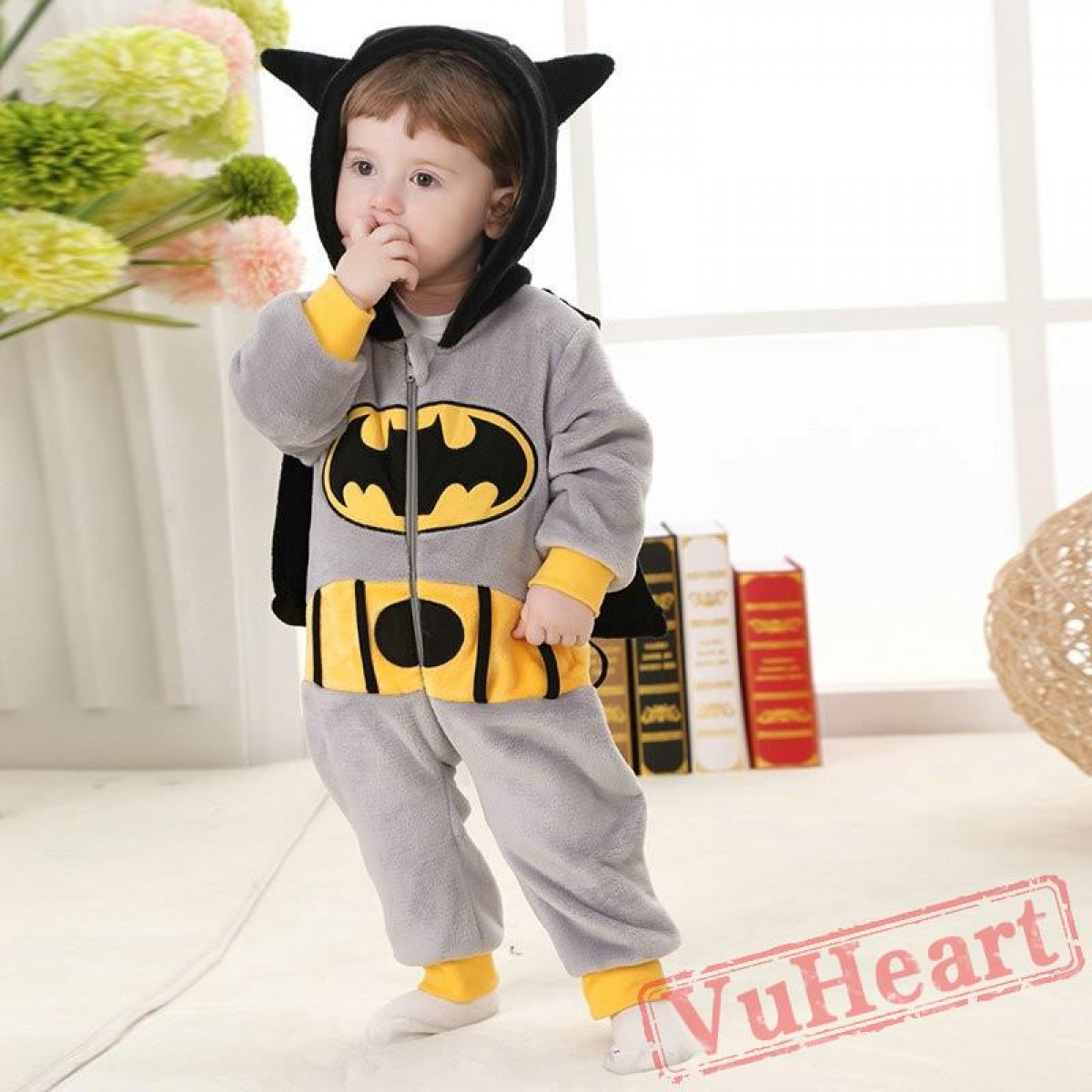 Baby Batman Kigurumi Onesies Pajamas Costumes Toddler Pajamas