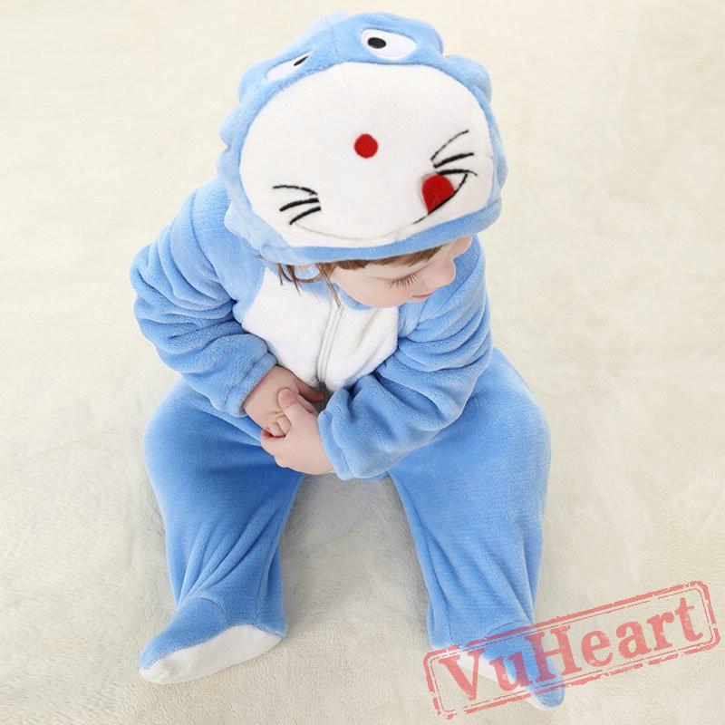 Baby Doraemon Cartoon Kigurumi Onesies Pajamas Costumes Spring