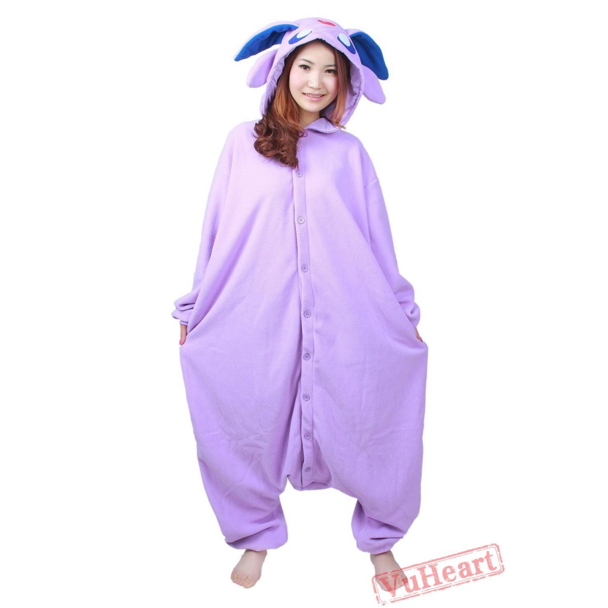 Women & Men Purple Pokemon Kigurumi Onesies Pajamas Costumes