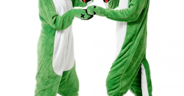 Women & Men Green Snake Kigurumi Onesies Pajamas Costumes