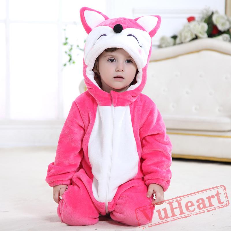 Winter Onesies - Baby Cute Red Fox Onesie Costume - Kigurumi Onesies