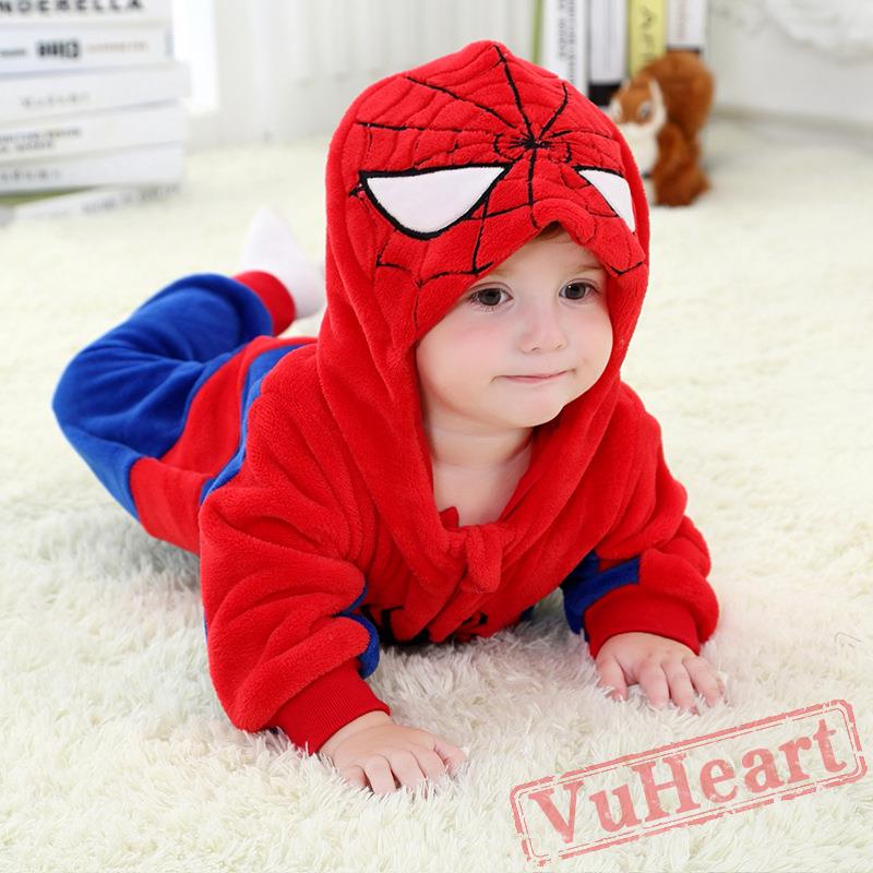 Winter Onesies - Baby Spiderman Onesie Costume - Kigurumi Onesies