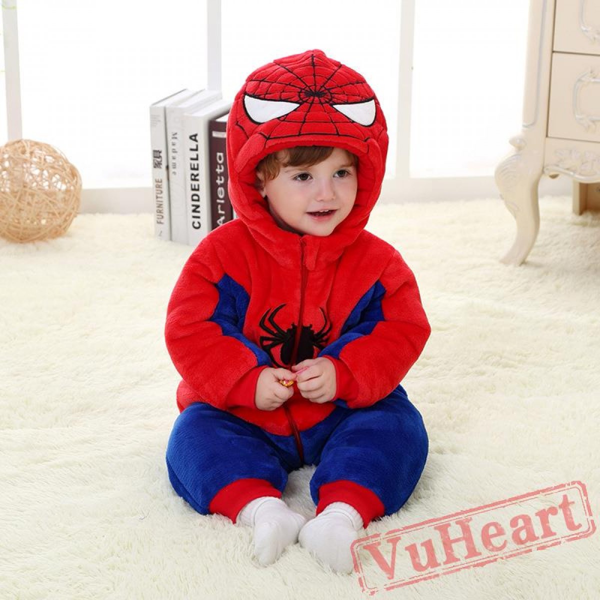 Winter Onesies - Baby Spiderman Onesie Costume - Kigurumi Onesies