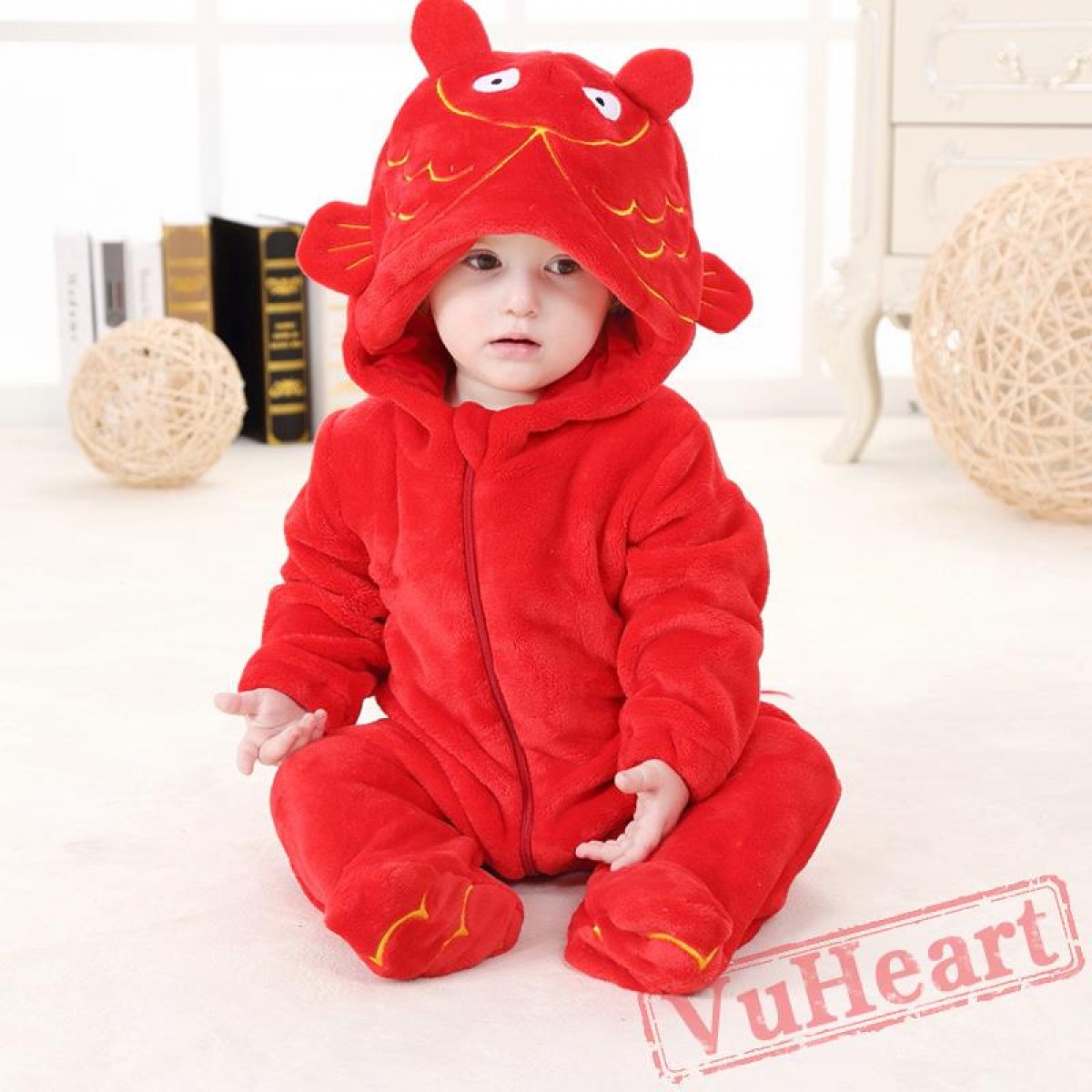 Winter Onesies - Baby Fish Onesie Costume - Kigurumi Onesies